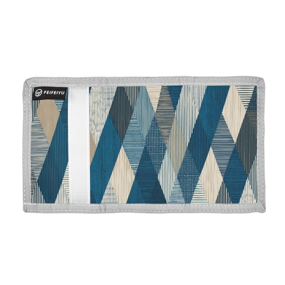 Diagonal Stripes Mixture Colors Trifold Wallets Card Holders Coin ...