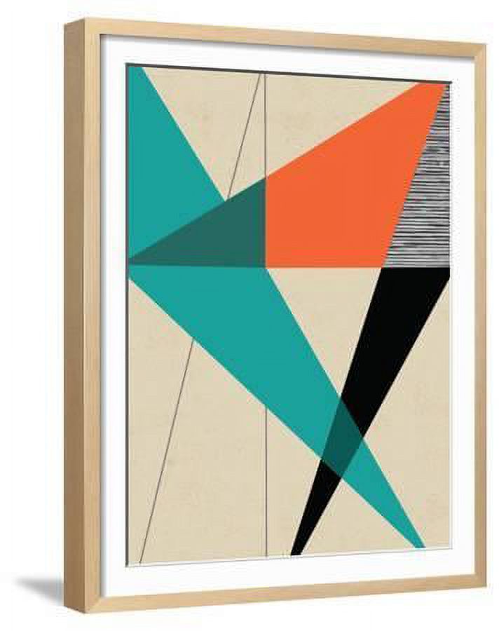 Diagonal Unity, Abstract Framed Art Print Wall Art by Rocket 68 Sold by ...