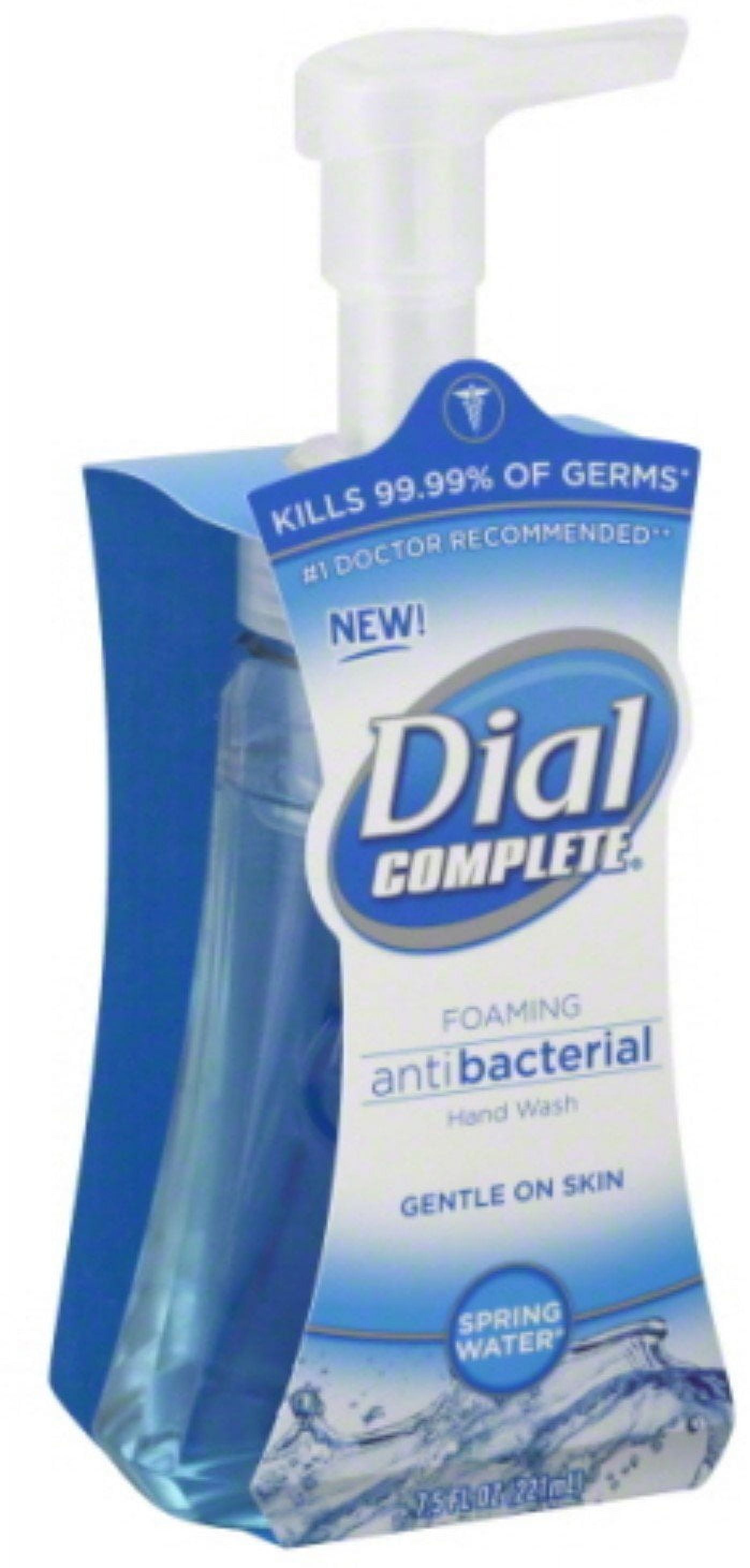 Dial 05400 7.5 Oz Spring Water Anti-Bacterial Foaming Hand Soap (Pack ...