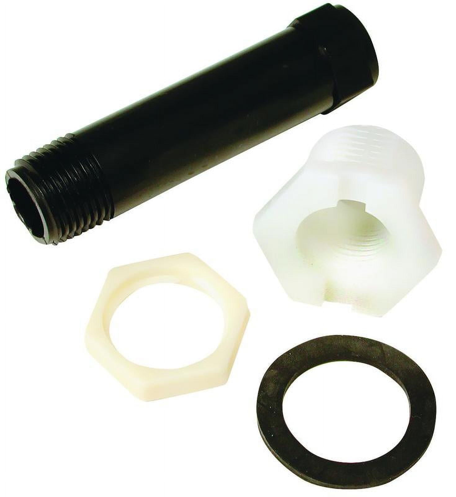 Dial 1-1/4 in. H X 4-3/4 in. W Black Nylon Drain and Pipe Kit - Walmart.com