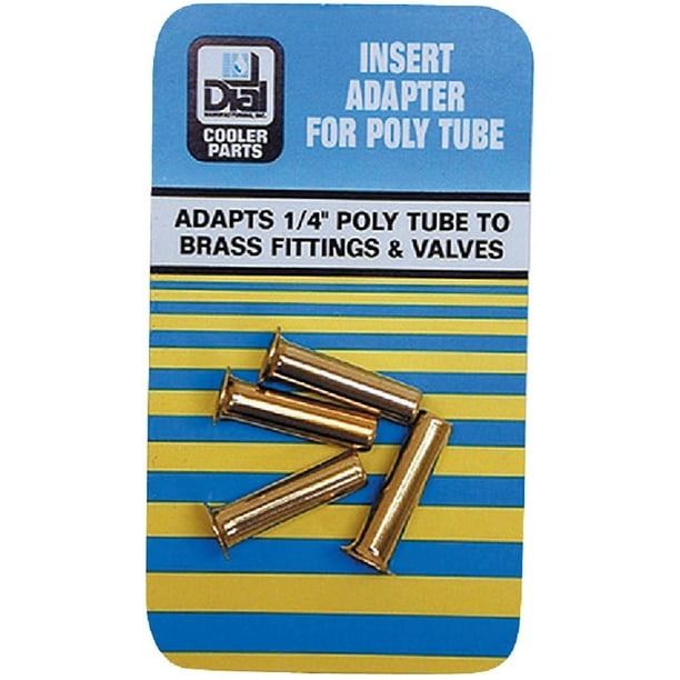 Dial 1/4 In. Poly Tube Insert Adapter (4-Pack) 9498 - Walmart Business ...