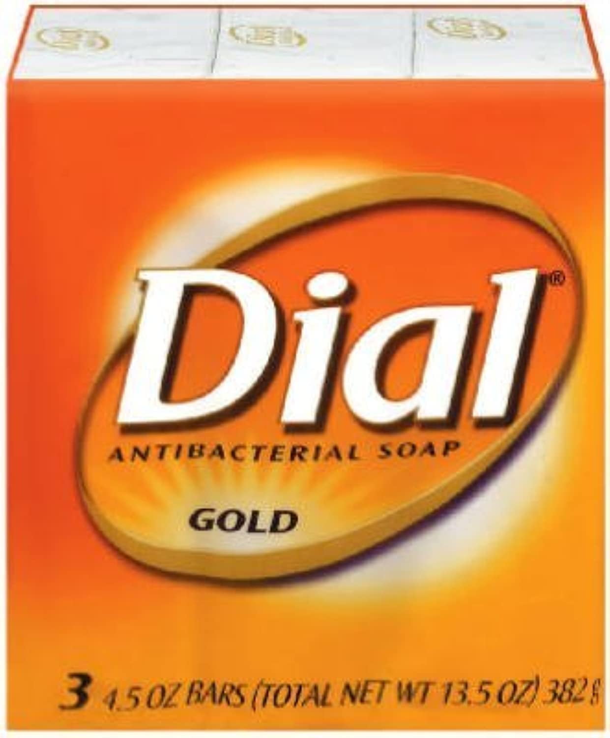 Dial 12402 4 oz. Gold Dial Antibacterial Soap Bars, 3 Pack - Walmart.com