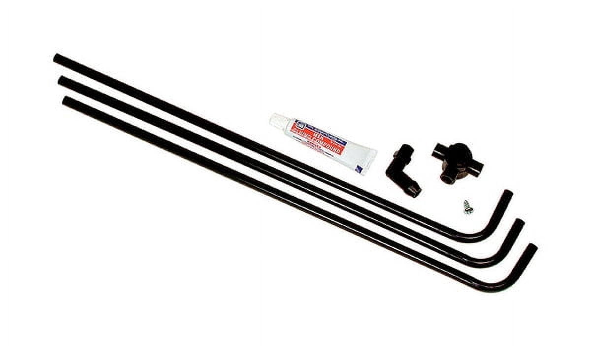 1 pc Dial 3 Way Side Black Plastic Evaporative Cooler Water Hook-Up Kit ...