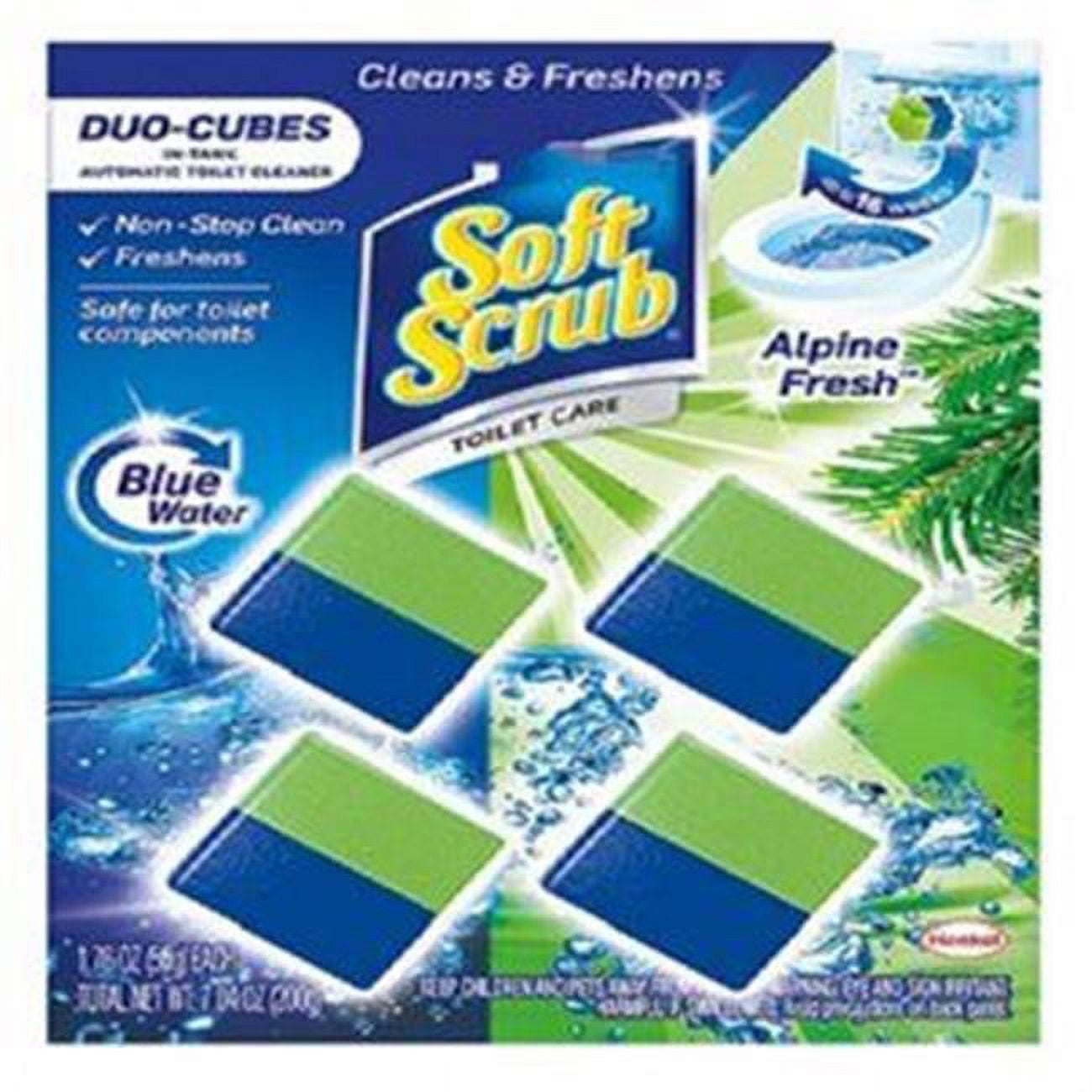 Dial Alpine Fresh Scent Toilet Cubes, 4 Count - Walmart.com
