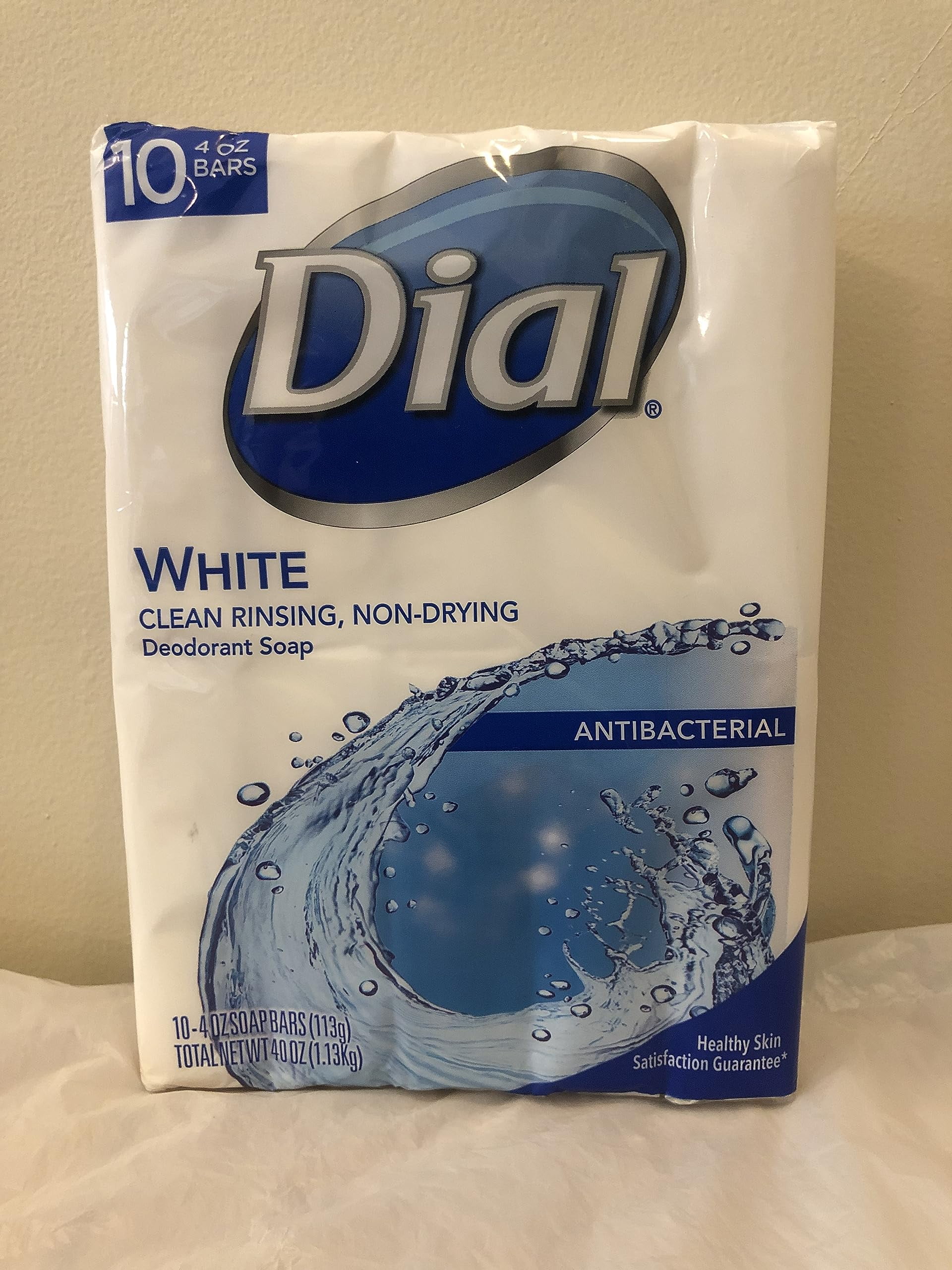 Dial Antibacterial Bar Soap, OIF8 White, 4 Ounce, 10 Bars - Walmart.com