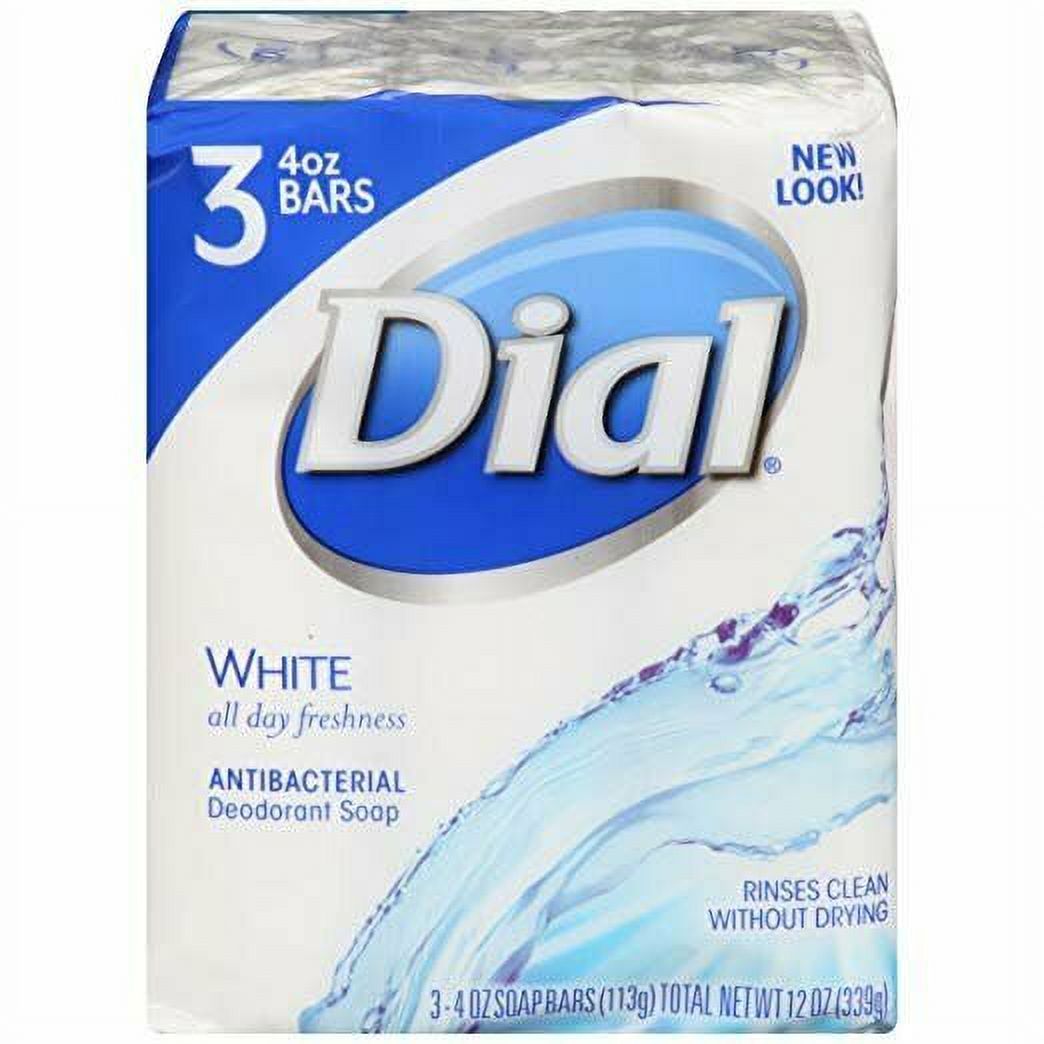 Dial Antibacterial Soap Long Lasting Deodorant Protection, 3ct, 18-Pack ...