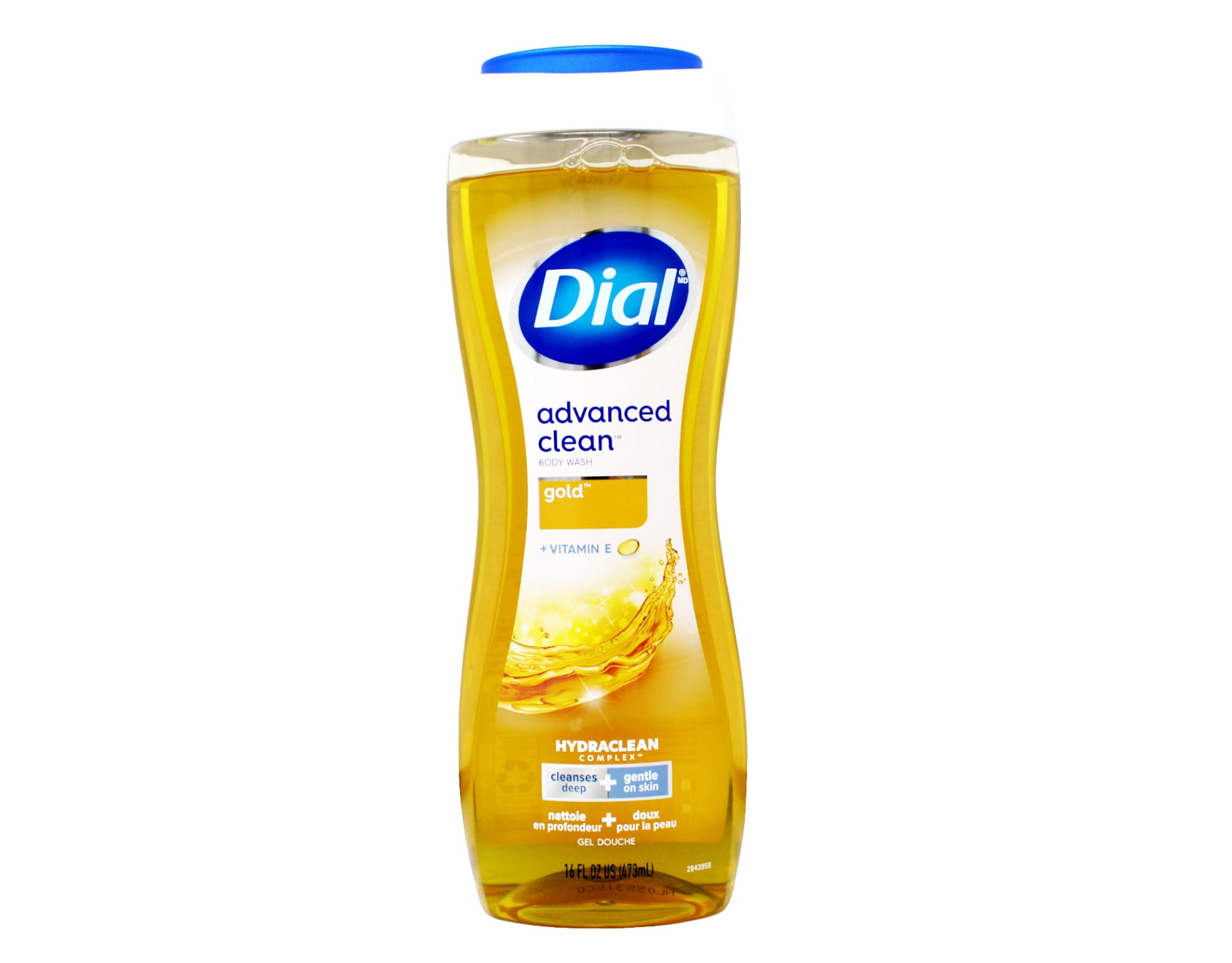 Dial Advanced Clean Gold Shower Gel, Renew Bath Liquid, 16 Fl Oz, Pack ...