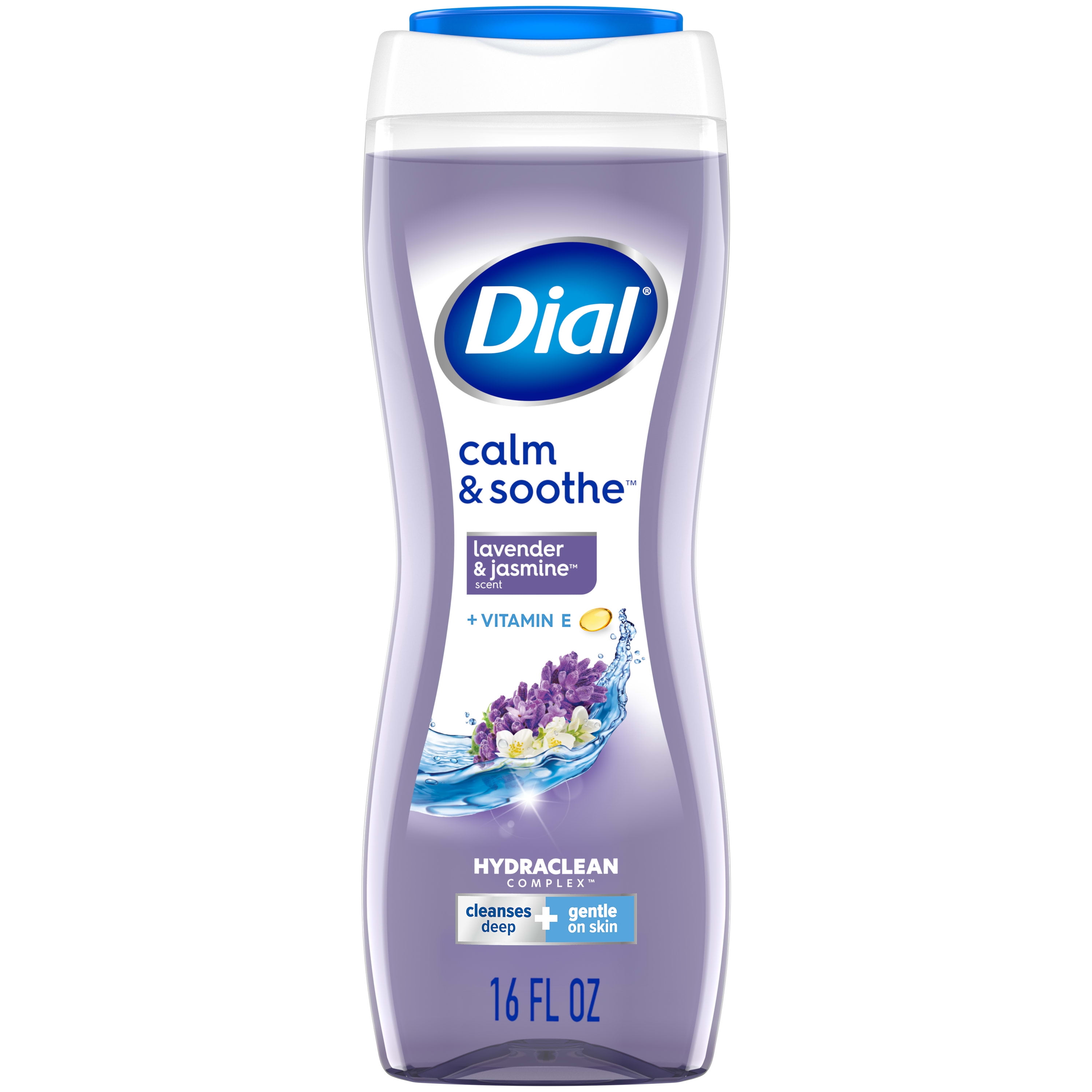 Dial Body Wash, Calm & Soothe Lavender & Jasmine Scent, 16 fl oz ...