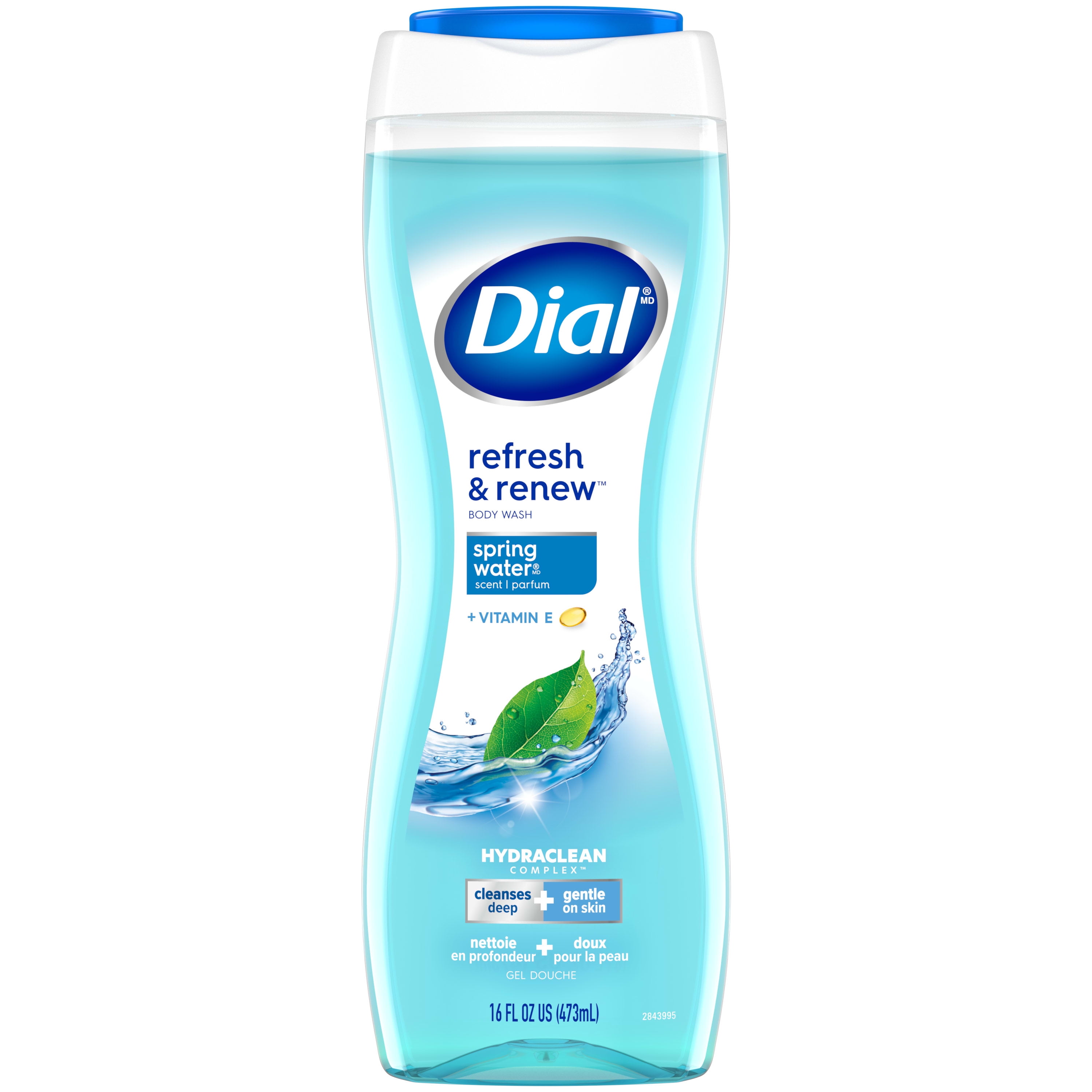 Dial Body Wash, Refresh & Renew Spring Water, 16 fl oz - Walmart.com