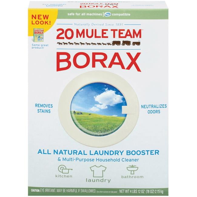 Dial Borax All Natural 4 Laundry Detergent Booster Natural - Pack of 6 ...