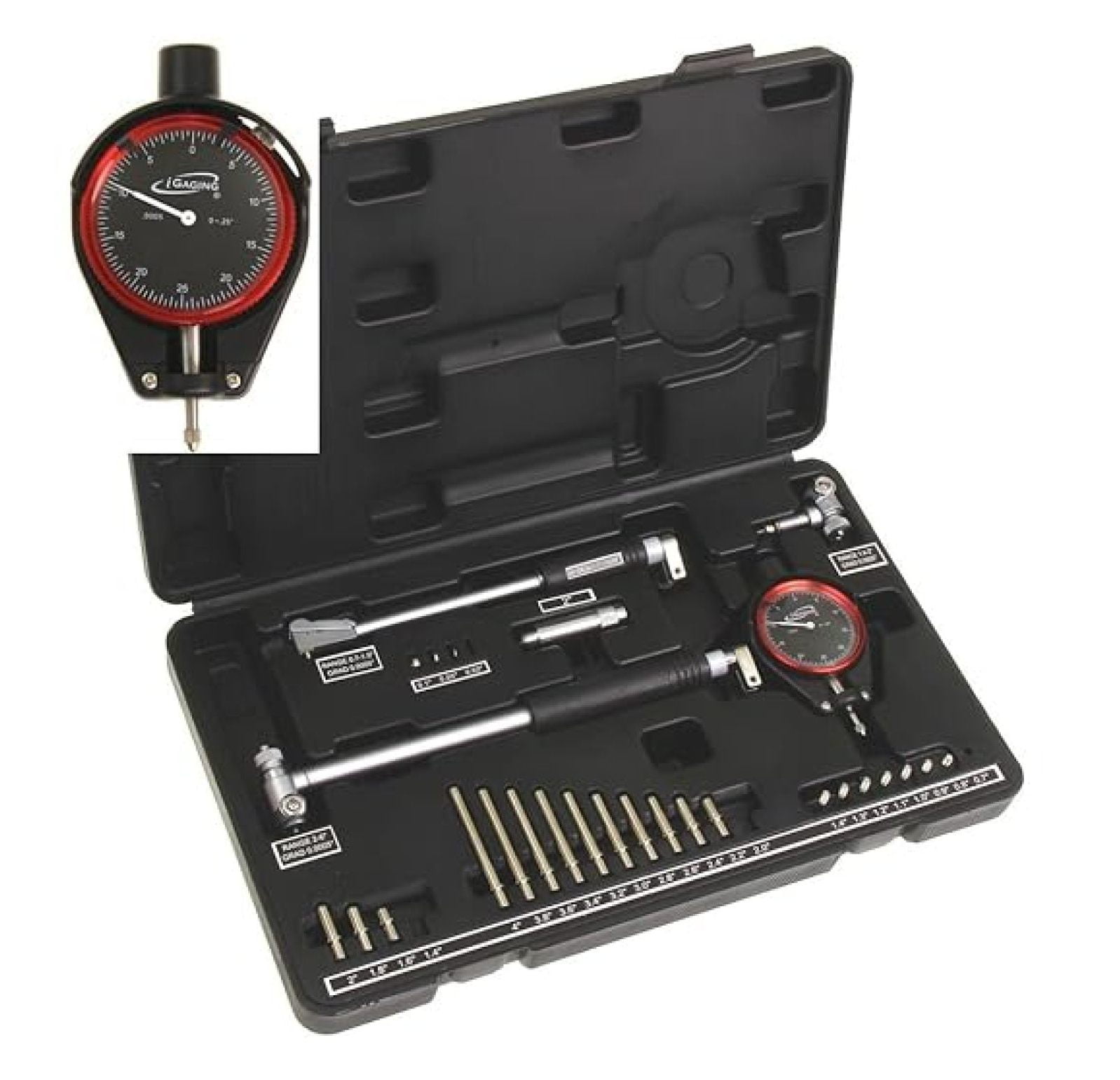 Dial Bore Gauge 0.7"-6"/0.0005" Deep Engine Cylinder Hone, Super ...