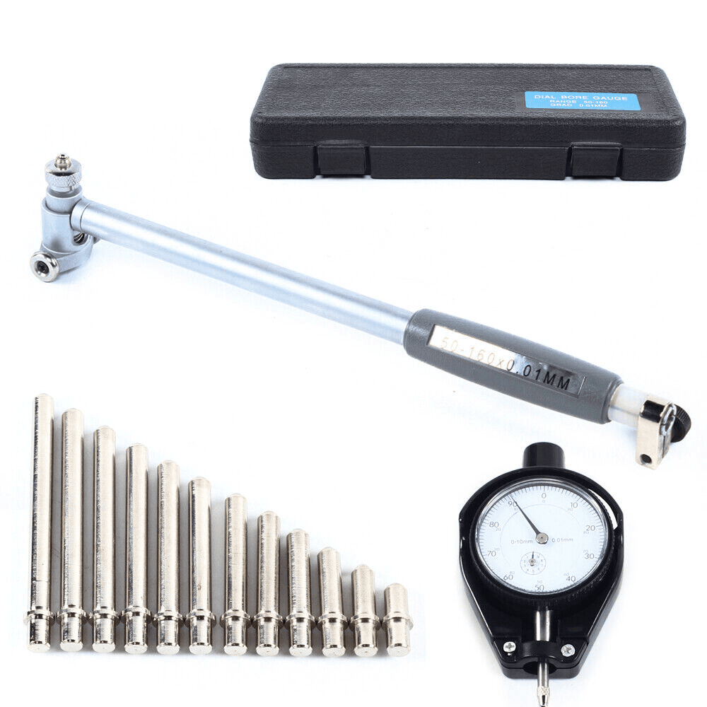 Dial Bore Gauge 50-160mm Guide Bridge Hole Indicator Measuring Engine ...