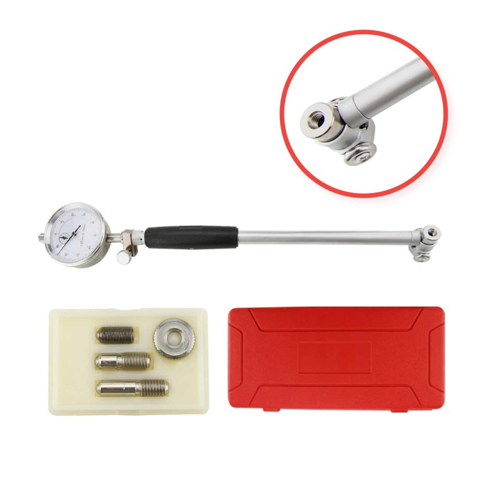 Dial Bore Gauge Inner Diameter Gauge Measuring Rod Micrometer Gauge ...