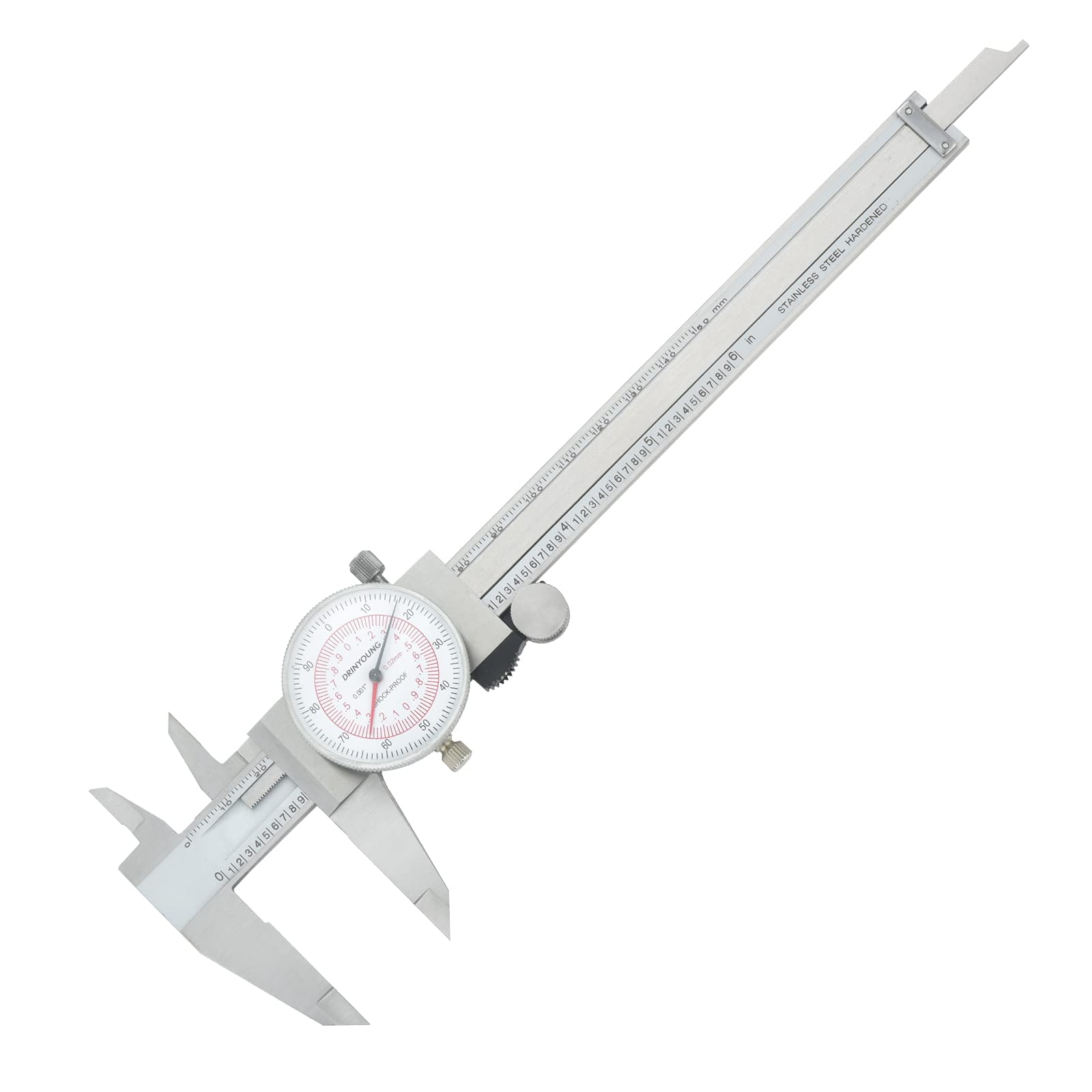 Dial Caliper 6" 150mm Dual Reading Scale Metric System 6" Maximum ...