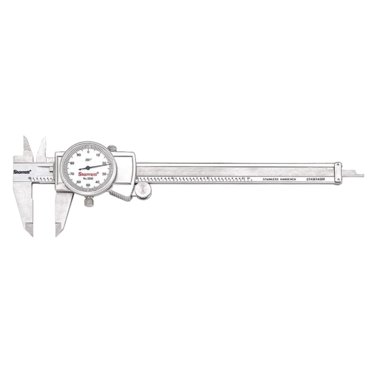 Brown & Sharpe Precision DIAL-CAL Inch Calipers, 6 in, Stainless Steel ...