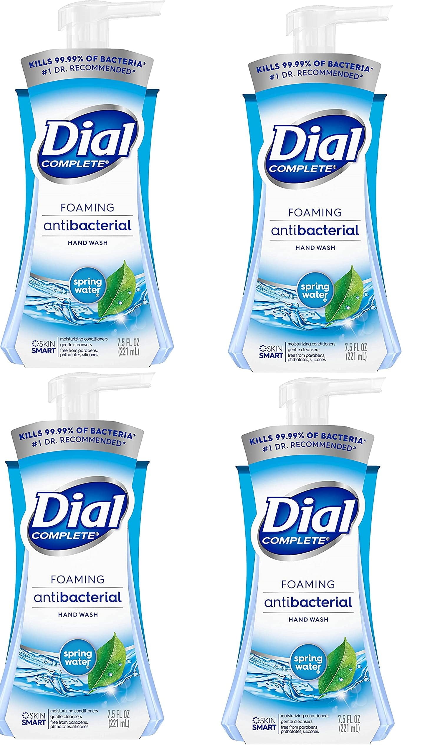 Dial Complete Foaming Antibacterial Hand Wash, Spring Water 7.50 Oz ...