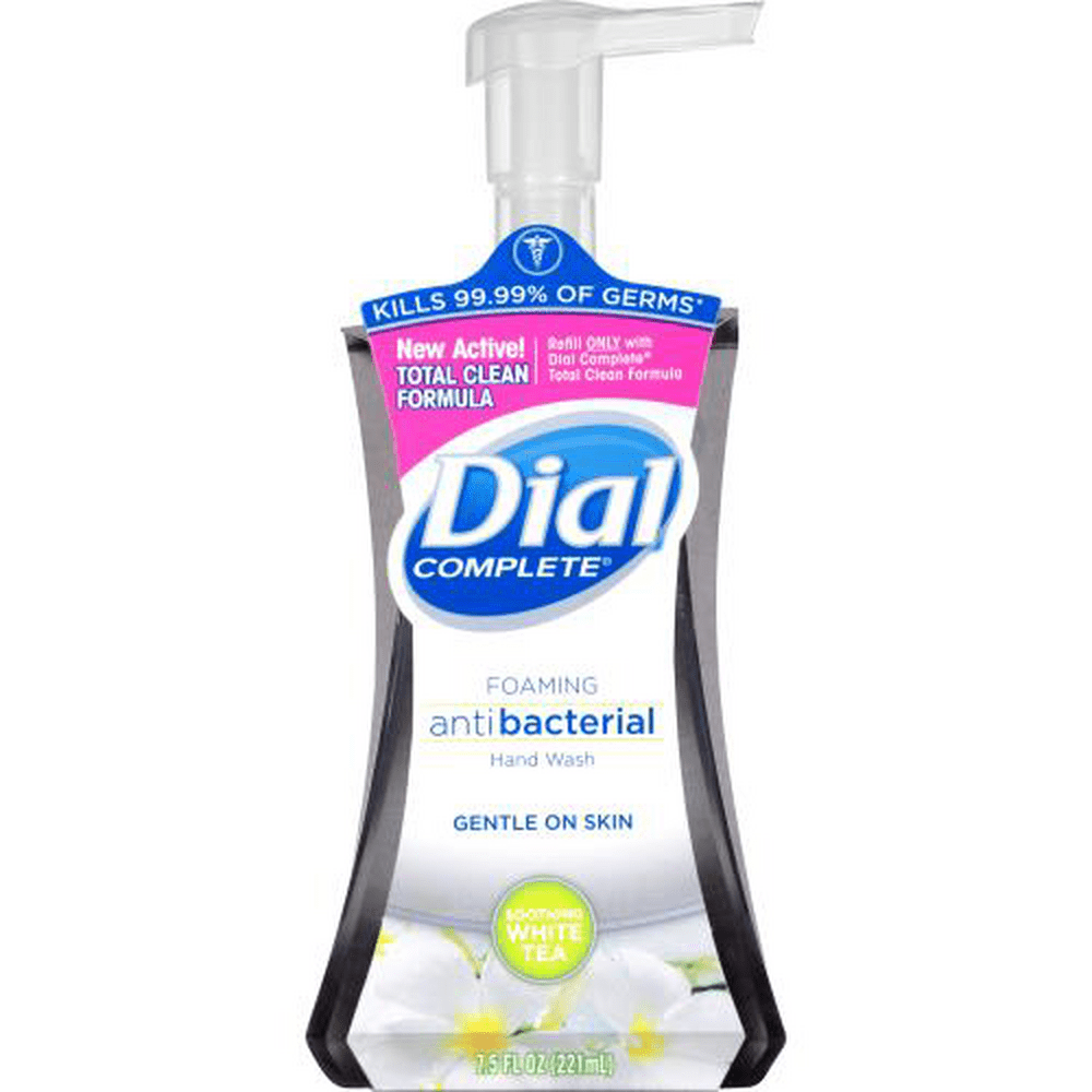 Dial Complete Foaming Antibacterial Hand Wash White Tea (Pack of 18 ...