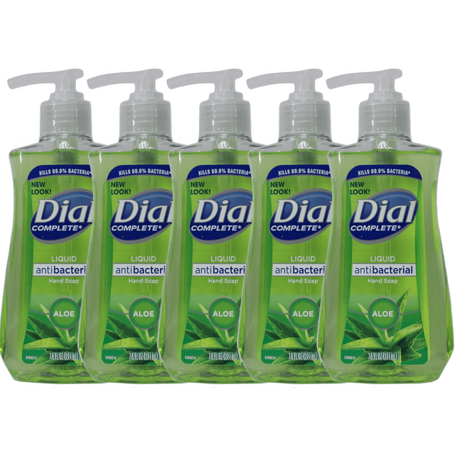 Dial Complete Liquid Antibacterial Moisturizing Hand Soap Aloe 7.5 oz ...