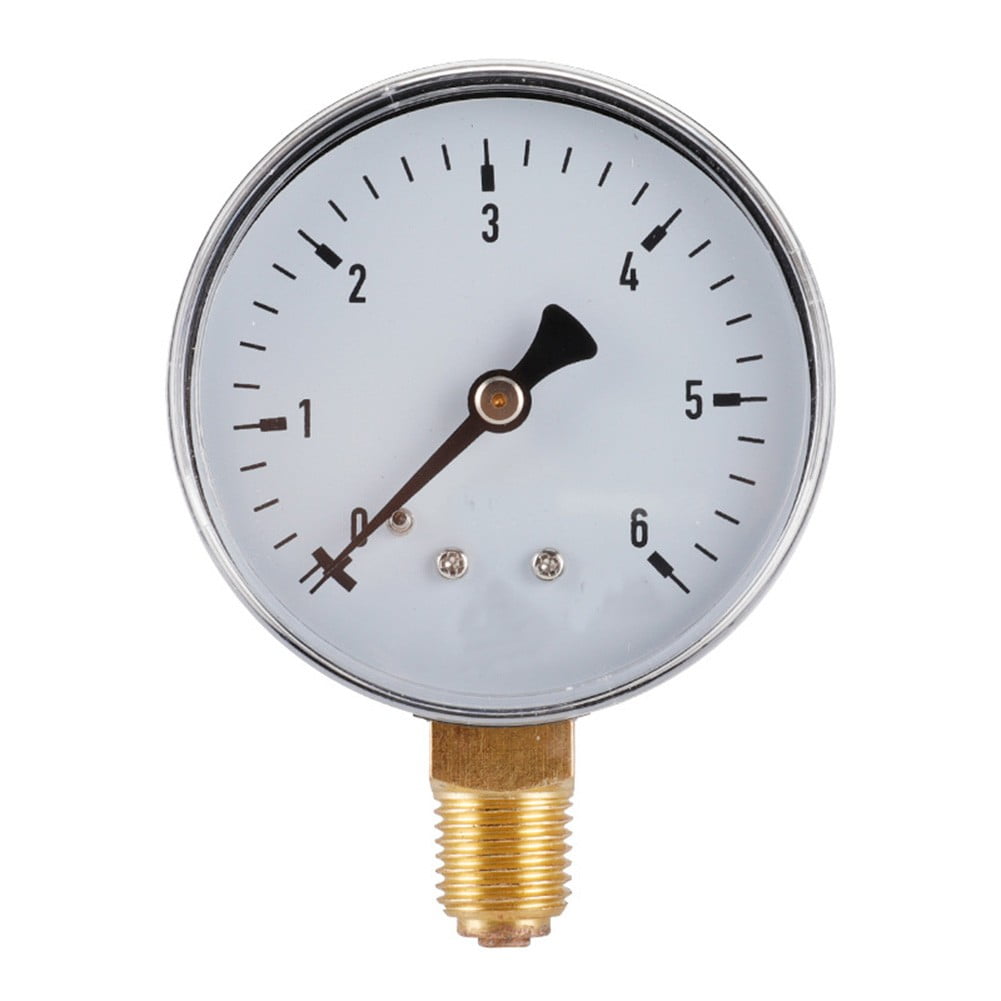 Dial Digital Pressure Gauge 0-6 Bar Manometer 3/4 For Npt For Water ...
