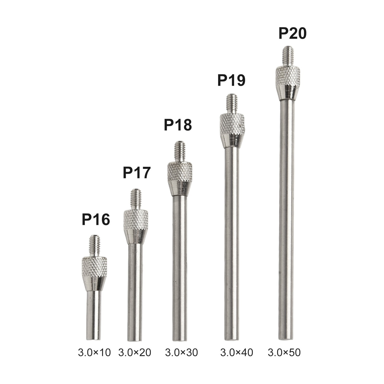 Dial Digital Test Indicator Contact Point Stem Rod Depth Gauge Measurer ...