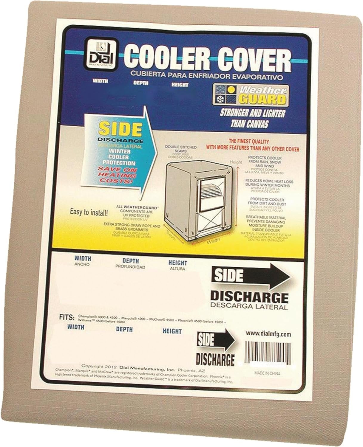 Dial Evaporative Cooler 37 " X 37 " X 45 " - Walmart.com