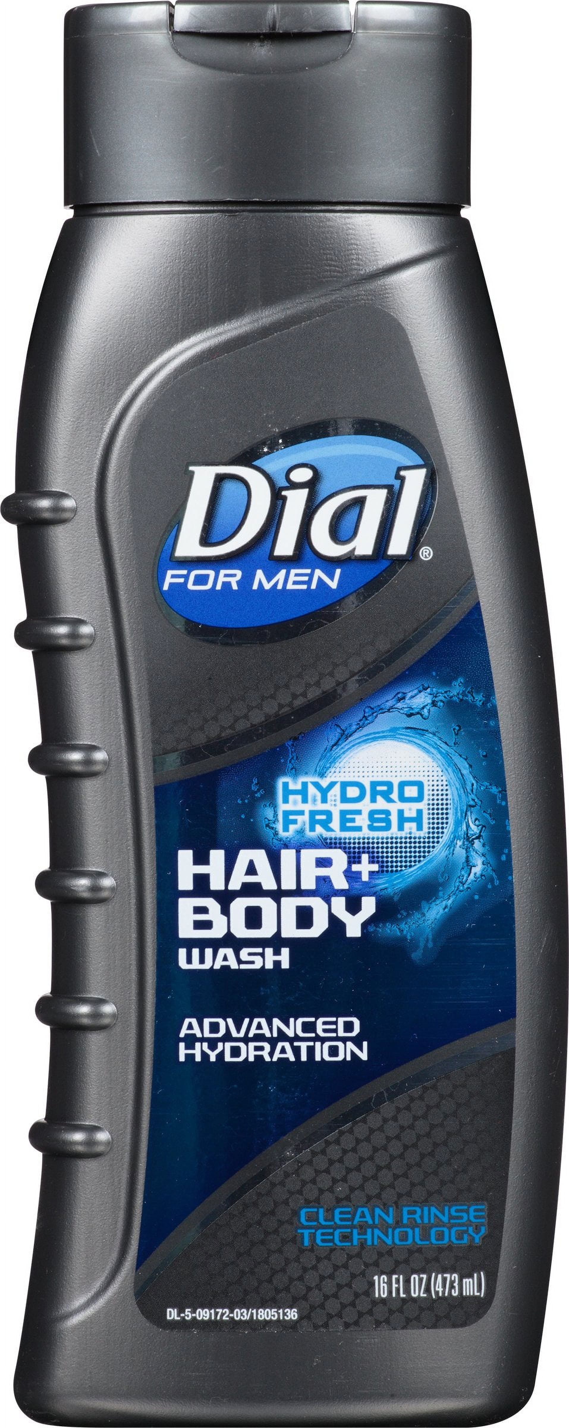 Dial For Men Hair And Body Wash, Hydro Fresh, 16 Fluid Ounce - Walmart.com