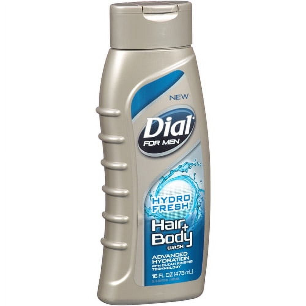 Dial For Men Hydrofresh Hair And Body Wash, Full Force - 16 Oz, 2 Pack ...