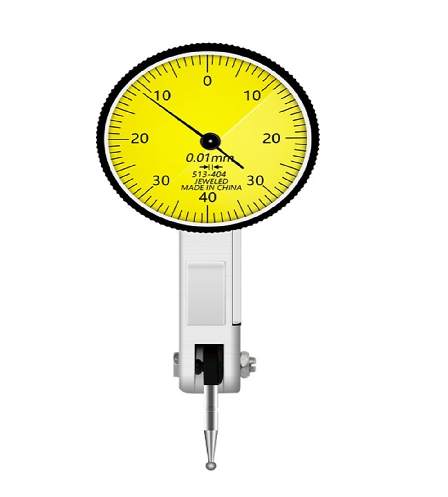 Dial Gauge 0-40mm 0.01mm Test IndicatorPrecision Metric With Dovetail ...
