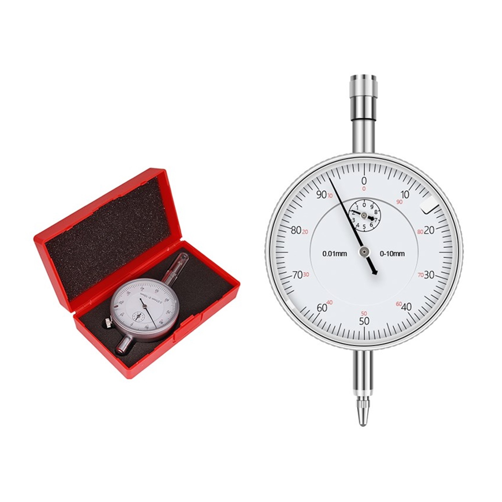 Dial Gauge Magnetic Base Holder 0-10mm Dial Indicator Accuracy 0.01mm ...