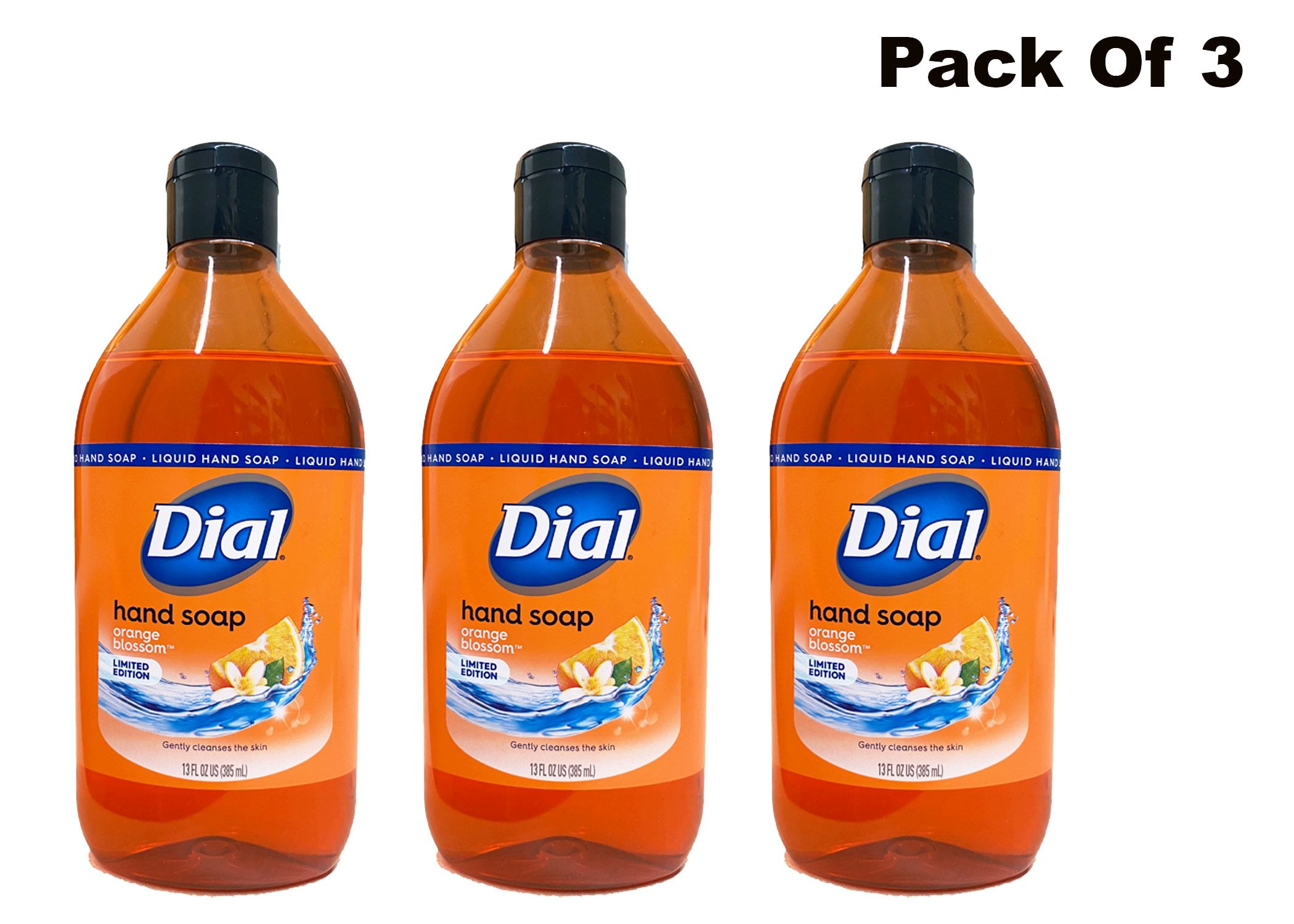 Dial Hand Soap Orange Blossom (w/ pump) Limited Edition 13 fl oz Pack ...