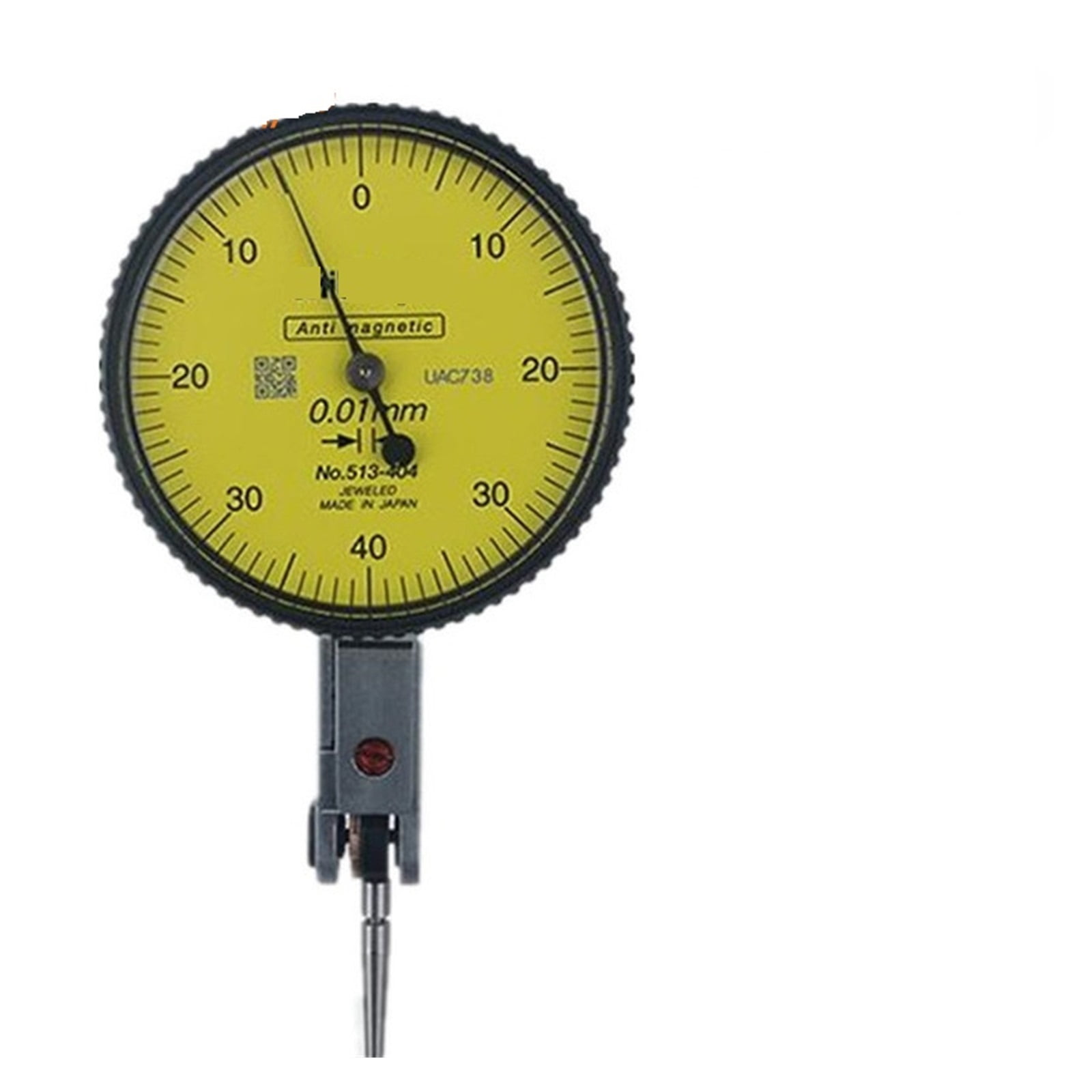 Dial Indicator 0-0.8mm 0.01mm Level Gauge Scale Precision Metric Dovetail Rails Indicator ...