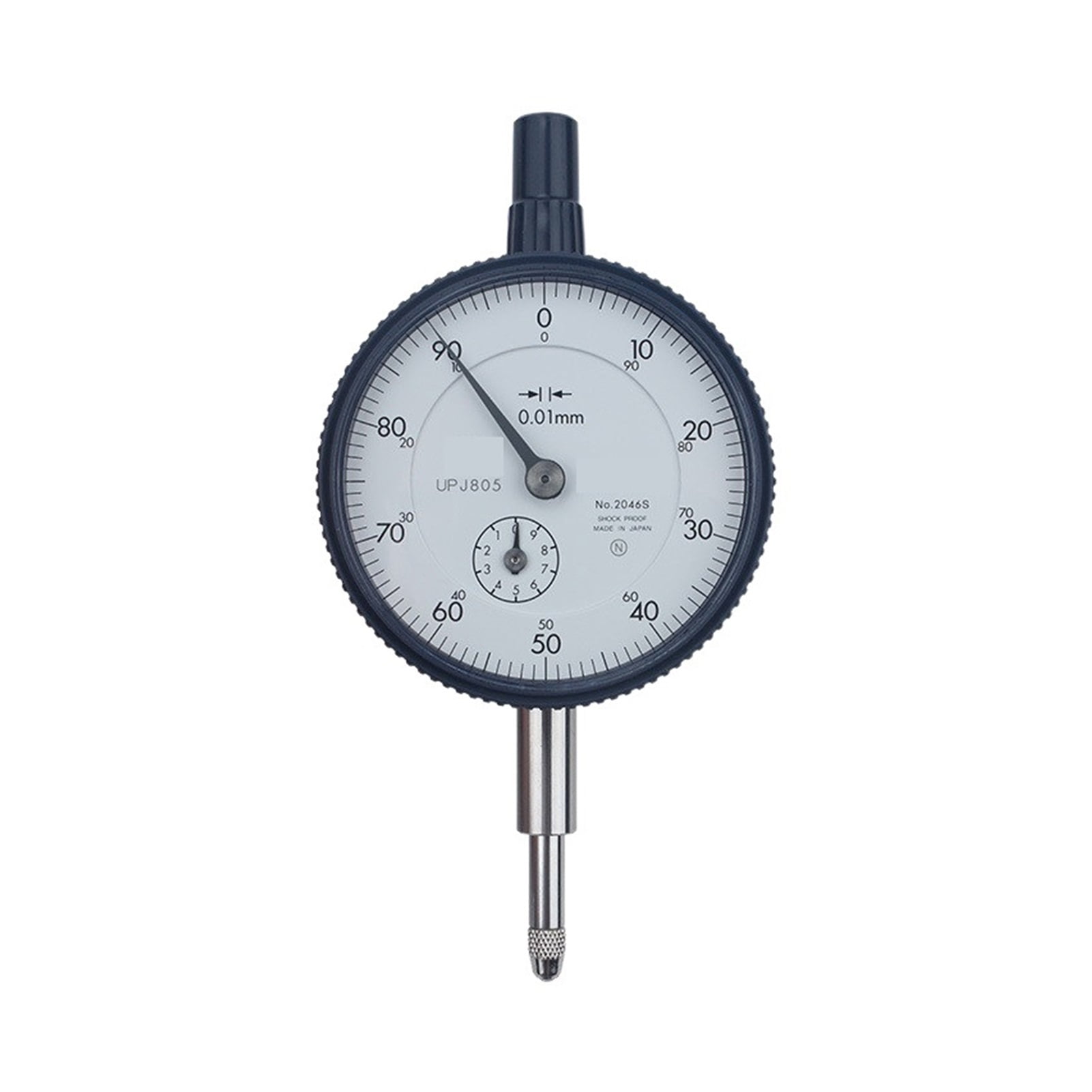 Dial Indicator 2046S 0-10mm Meter Precise 0.01mm Resolution Indicator ...