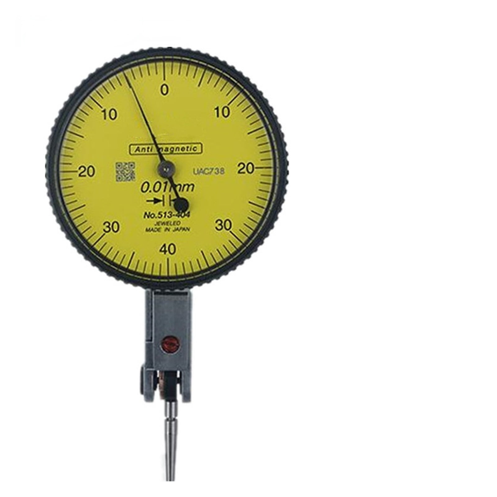 Dial Indicator 513-404 Analog Lever Dial Gauge Accuracy 0.01 Range 0-0 ...