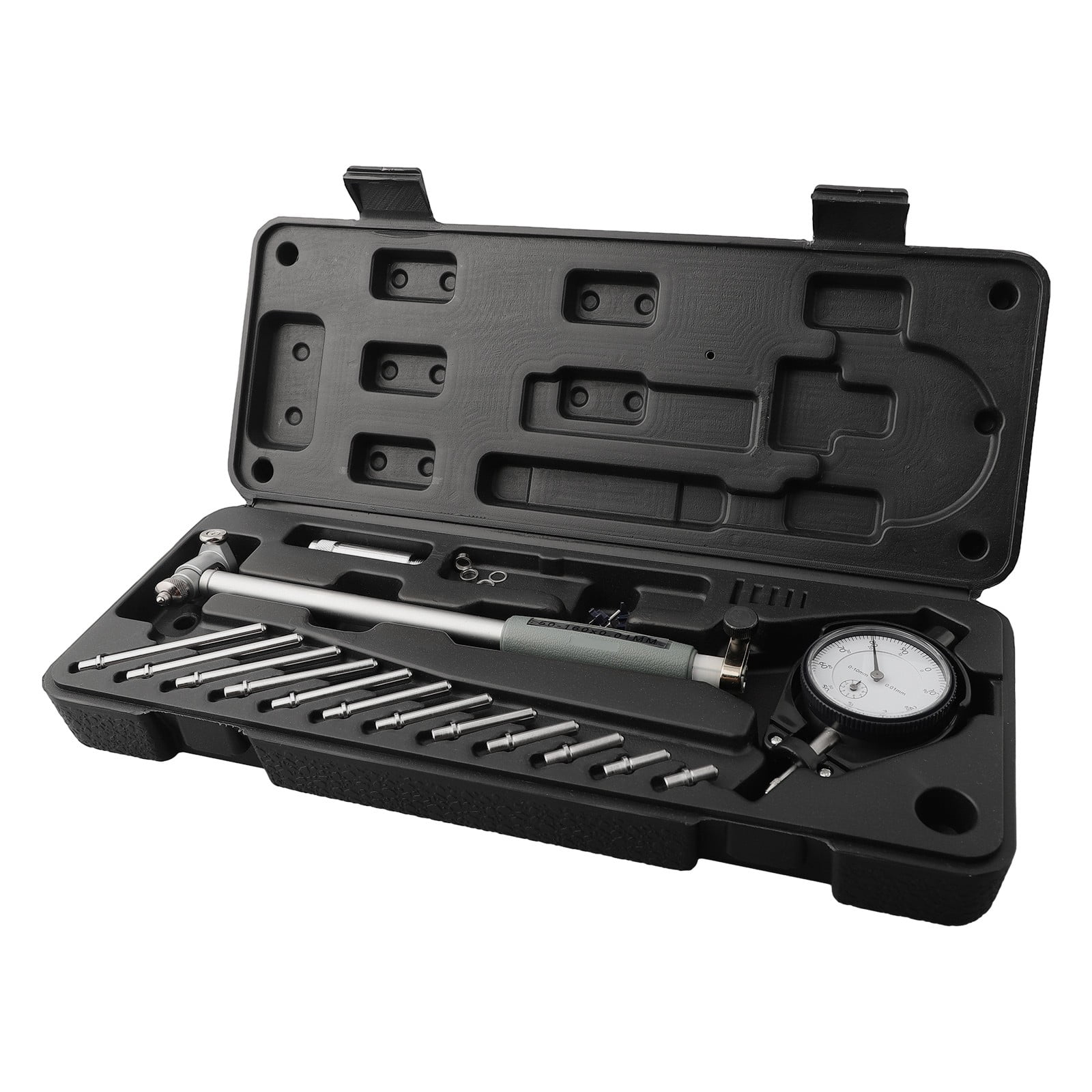 Dial Indicator Bore Gauge 50-160mm Measuring Range 0.01mm Accuracy With ...