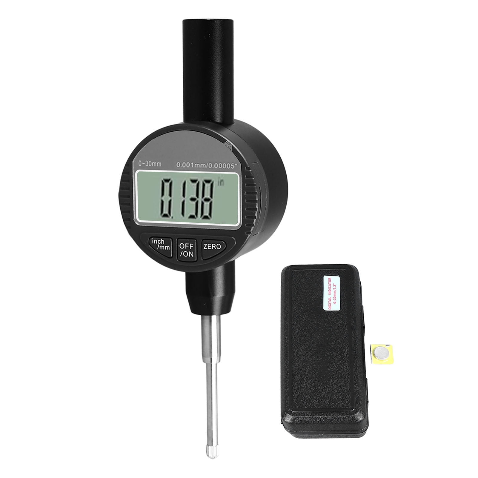 Dial Indicator Gauge High Accuracy Digital Display 0.001mm Resolution 0 ...