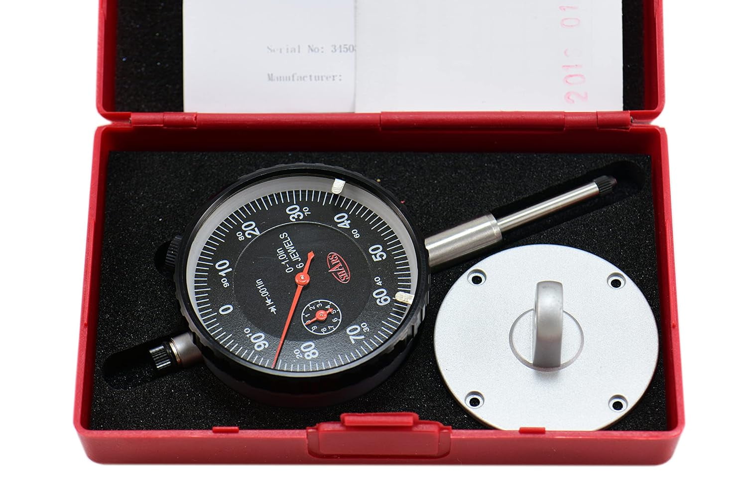 Dial Indicator Premium Series, 0.001" Graduation, AGD2, Lug Back with ...