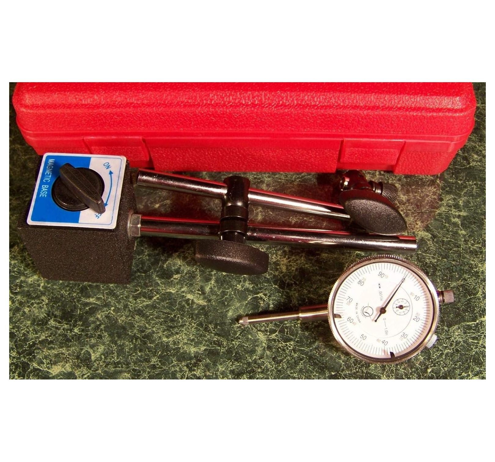Dial Indicator Set with On/Off Magnetic Base - Walmart.com