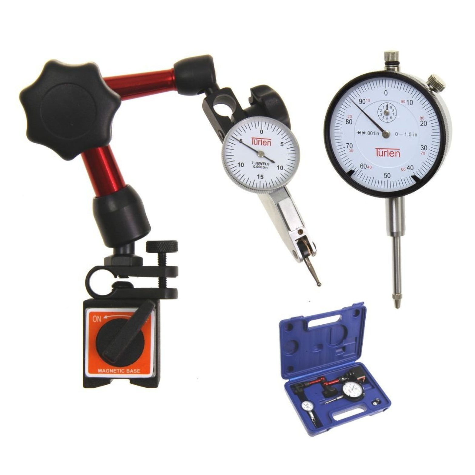 Dial Indicator/Test Indicator/Mini Magnetic Base Fine Adjustment Set in ...