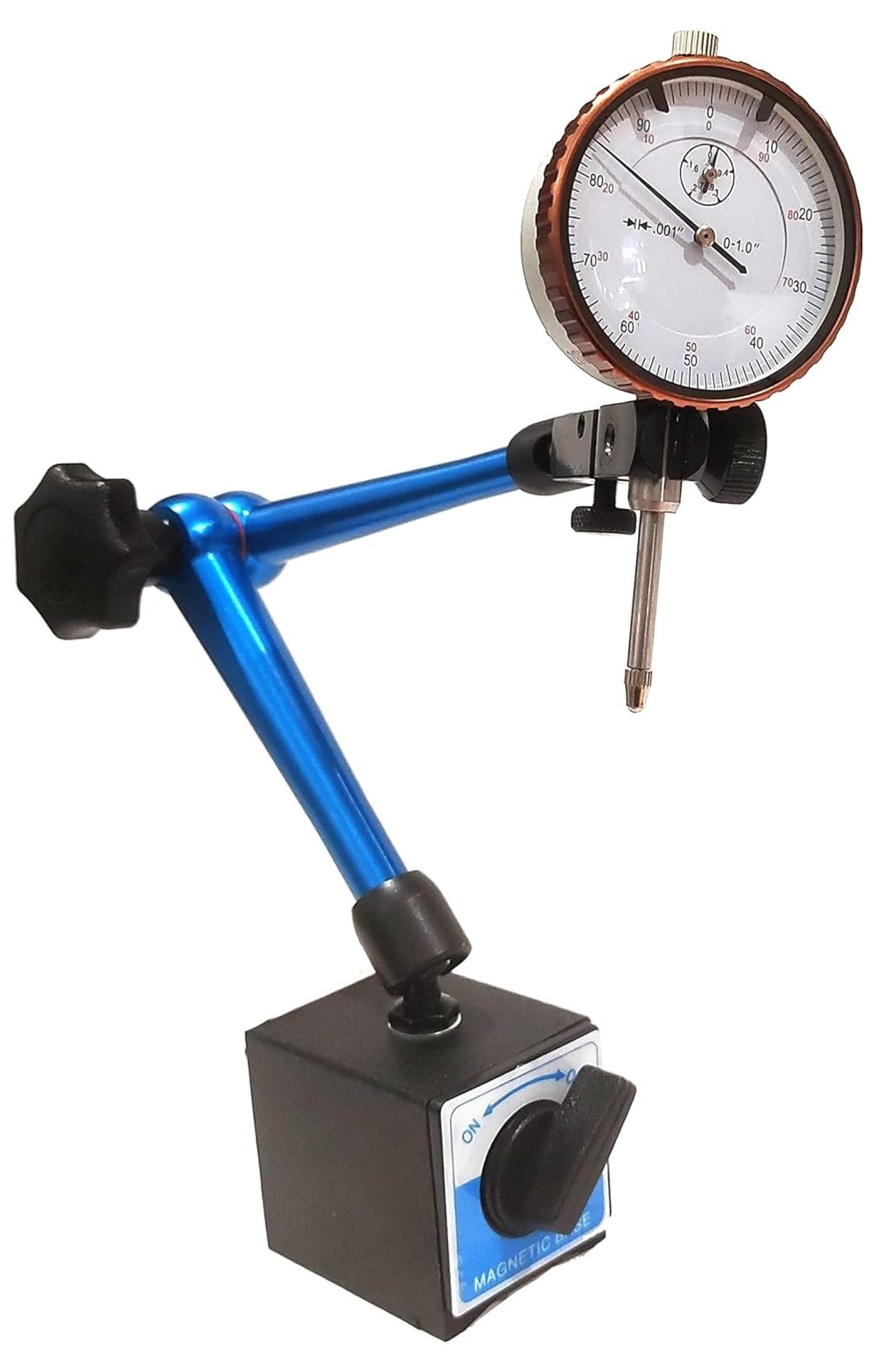Dial Indicator with Magnetic Base 1" Dial Indicator 0.001" Fine ...