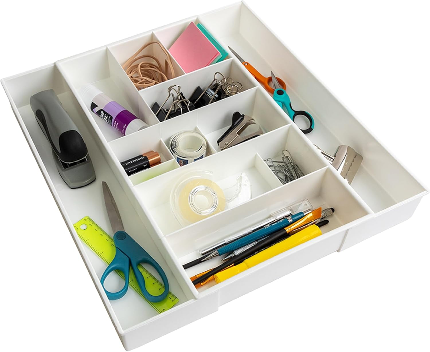 Dial Industries Expandable Junk Drawer Desk Organizer Storage Tray ...