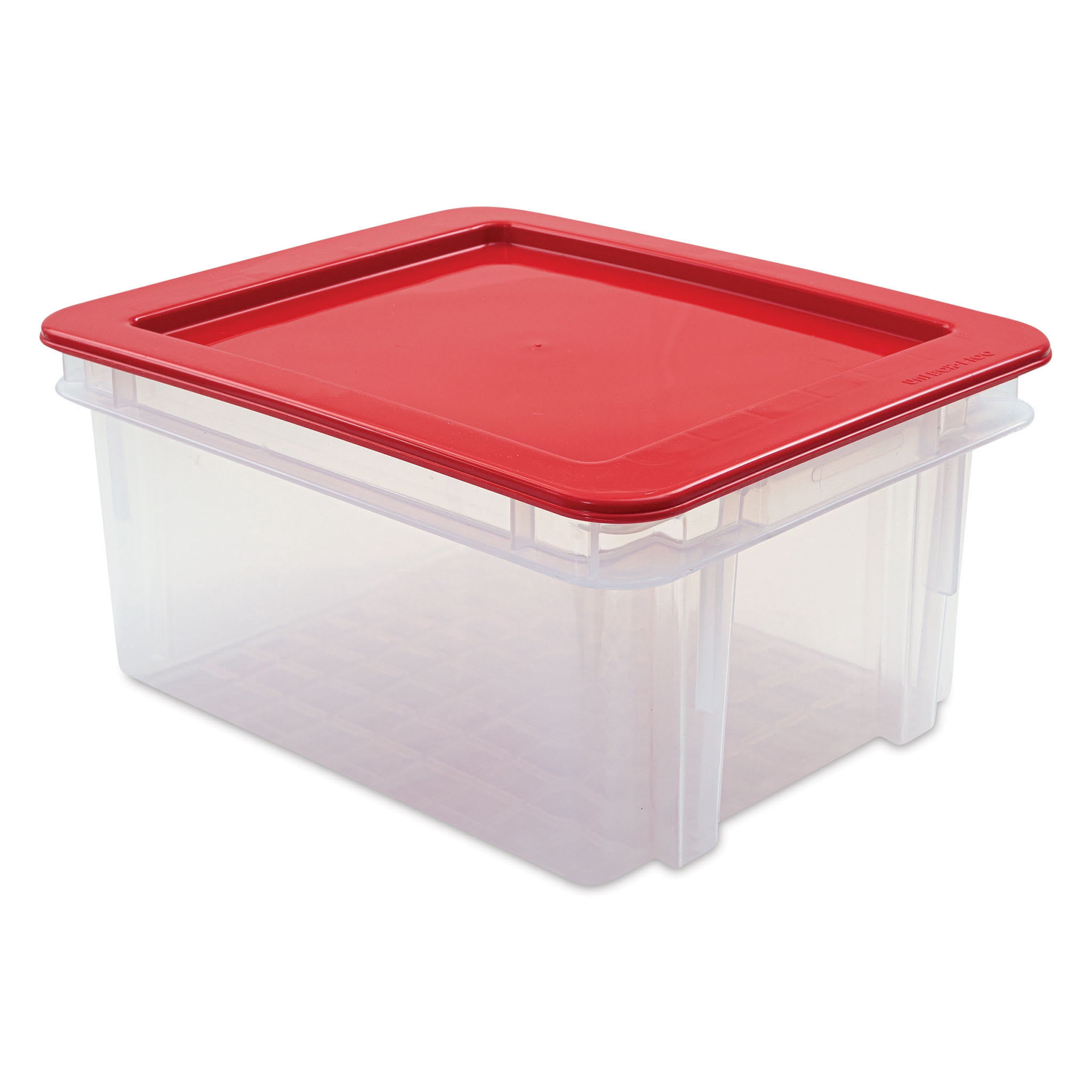 Dial Industries Tuft Tote with Lid - Small, Red Lid - Walmart.com