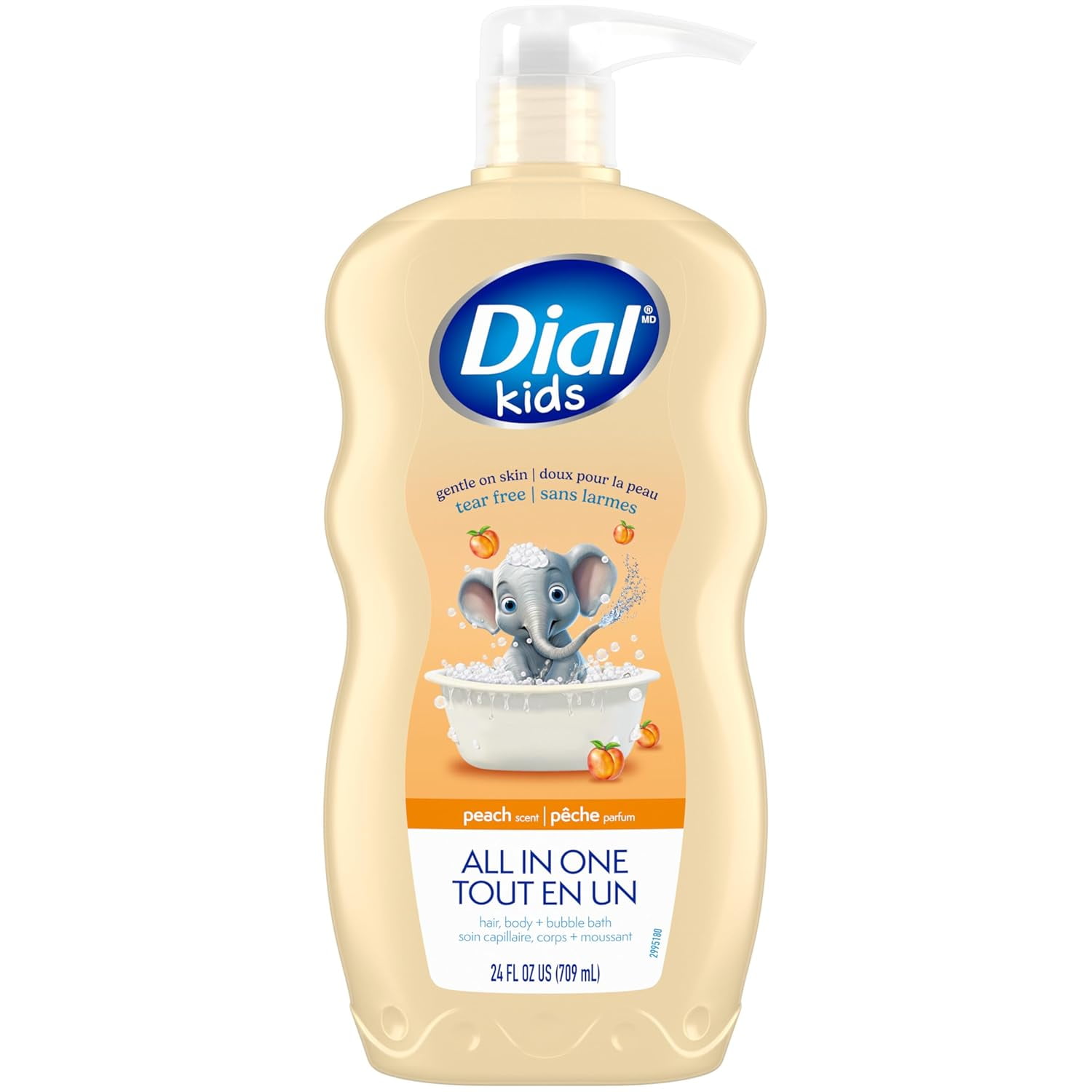 Dial Kids 3-in-1 Body+Hair+Bubble Bath, Peach Scent, 32 fl oz - Walmart.com