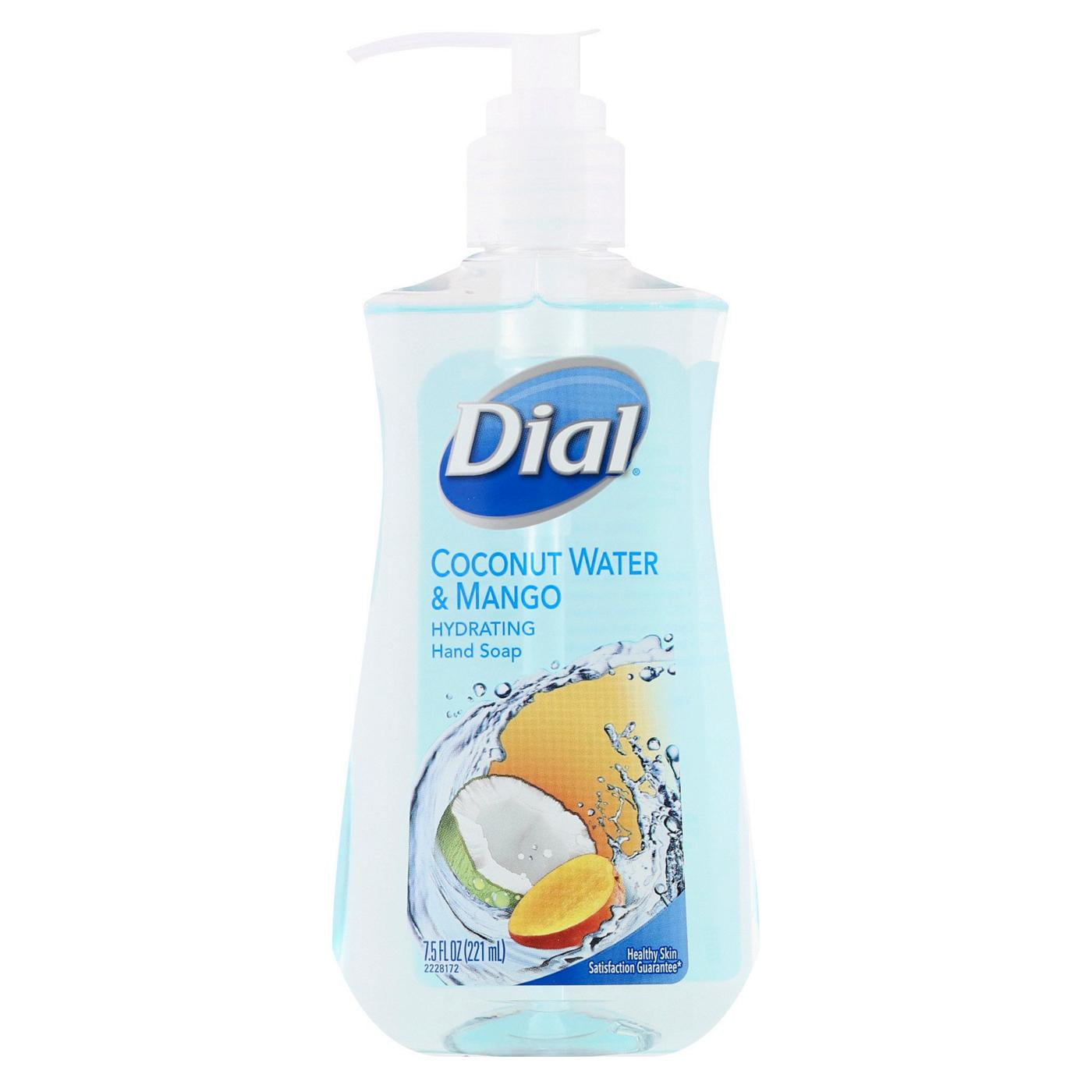 Dial Liquid Hand Soap - Coconut Water & Mango 7.5 oz - Walmart.com