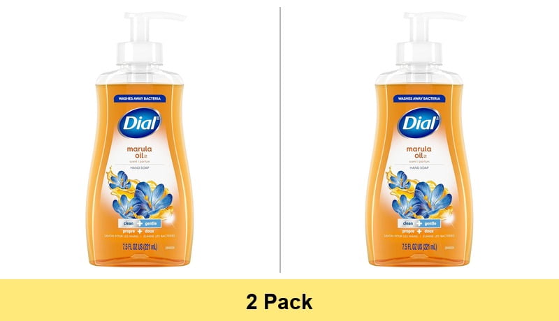 Dial Liquid Hand Soap Marula Oil 7.5 fl oz - 2 Pack - Walmart.com