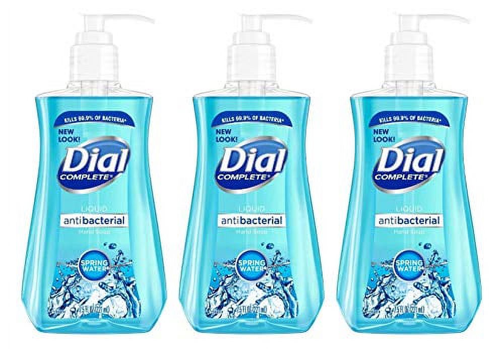 Dial Liquid Hand Soap, Spring Water, 7.5 Ounce, 3 Pack - Walmart.com