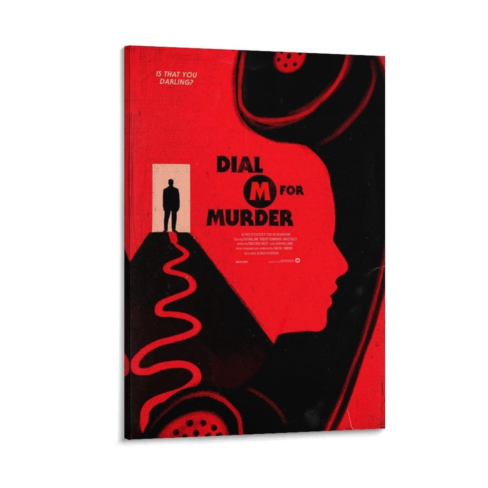 Dial M for Murder Movie Poster 4 Canvas Wall Art Print For Room ...