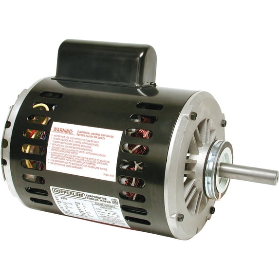 Dial Manufacturing 1HP 2-Speed Evaporative Cooler Motor, Single Inlet ...