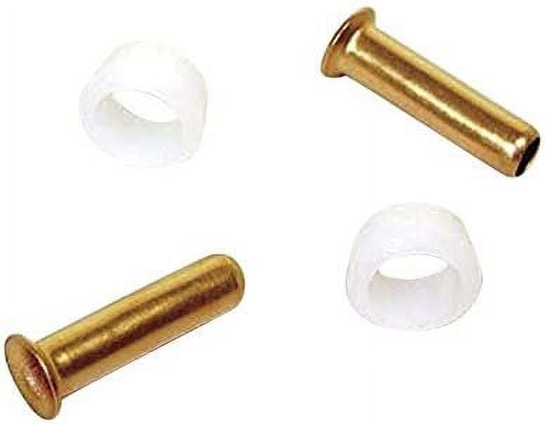 Dial 1/4 in. H Orange Brass Delrin Sleeve and Poly Tube Brass Insert ...