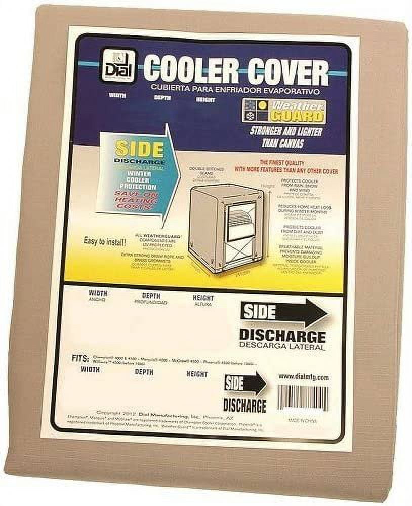 Dial Manufacturing Evaporative Cooler Cover - Side Draft - 34" w 34" d ...