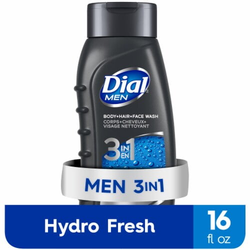 Dial Men 3-in-1 Body Wash Body & Hair Wash Hydro Fresh For Men ...